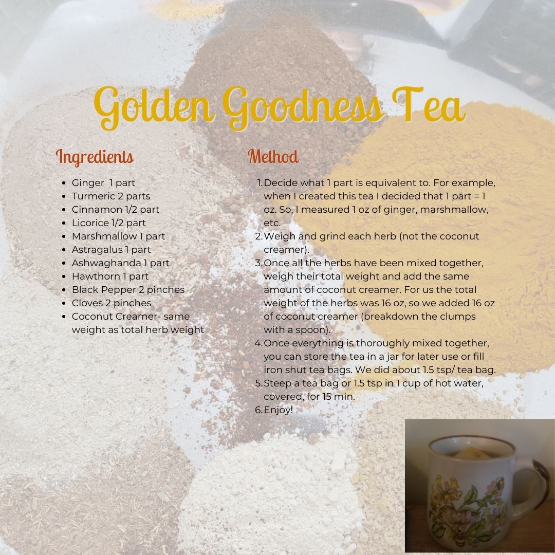 Golden Goodness Tea – Fleur + Forage